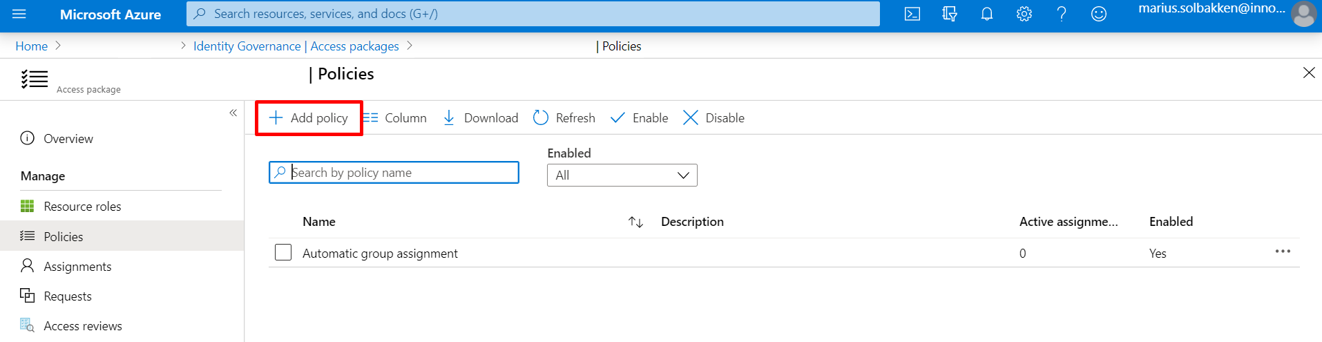 Birth right permissions using Azure AD Entitlement Management access ...