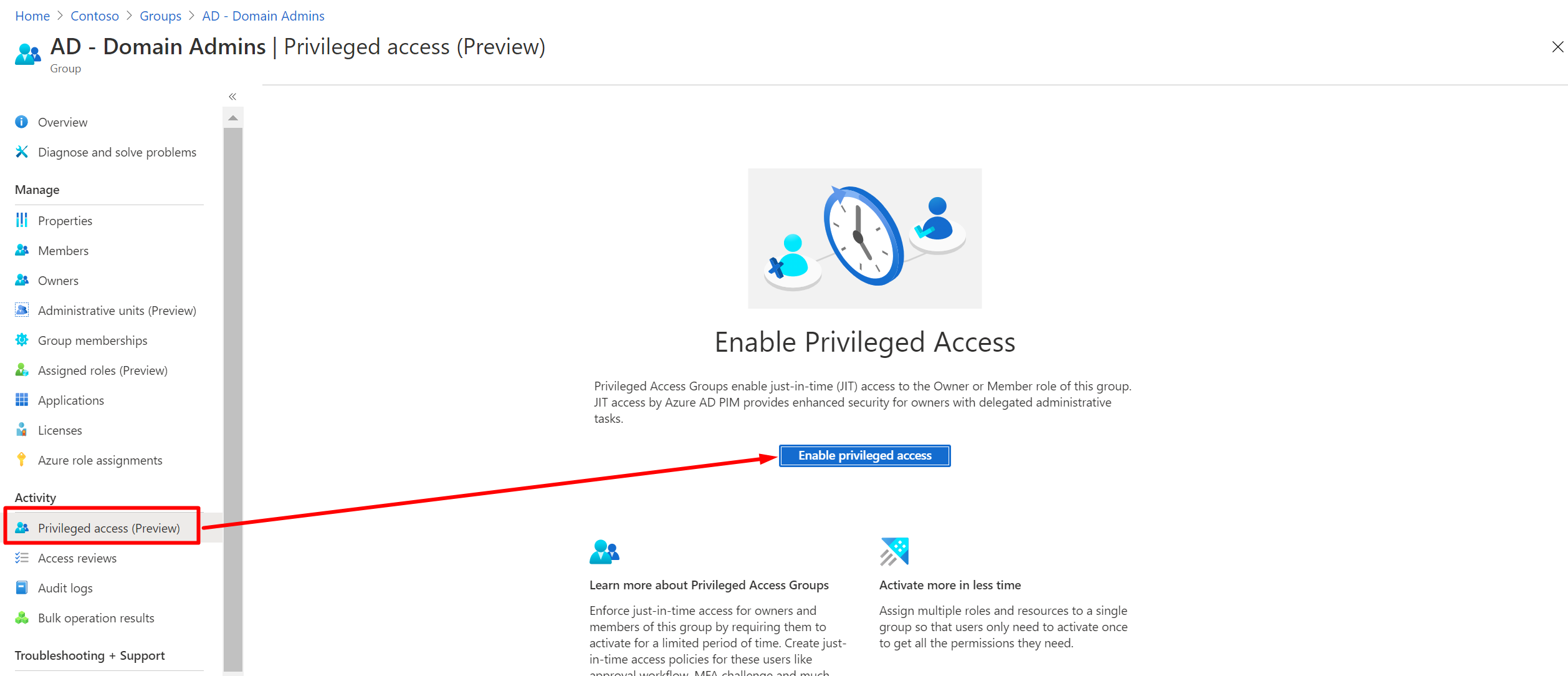 Using Azure AD Privileged Identity Management with Active Directory ...