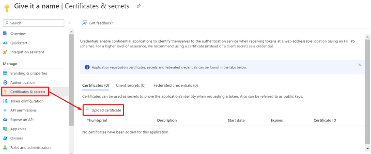 Azure DevOps ARM Service Connection using certificate – Good Workaround!