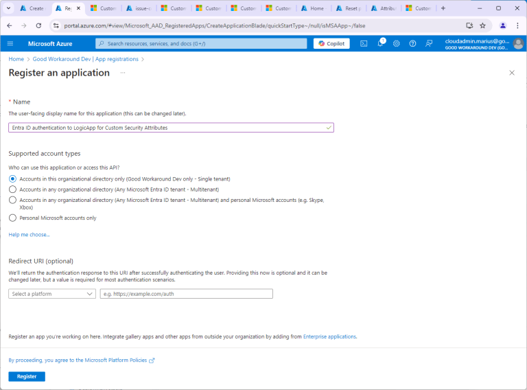 Issuing Custom Security Attributes in Entra ID tokens – Good Workaround!