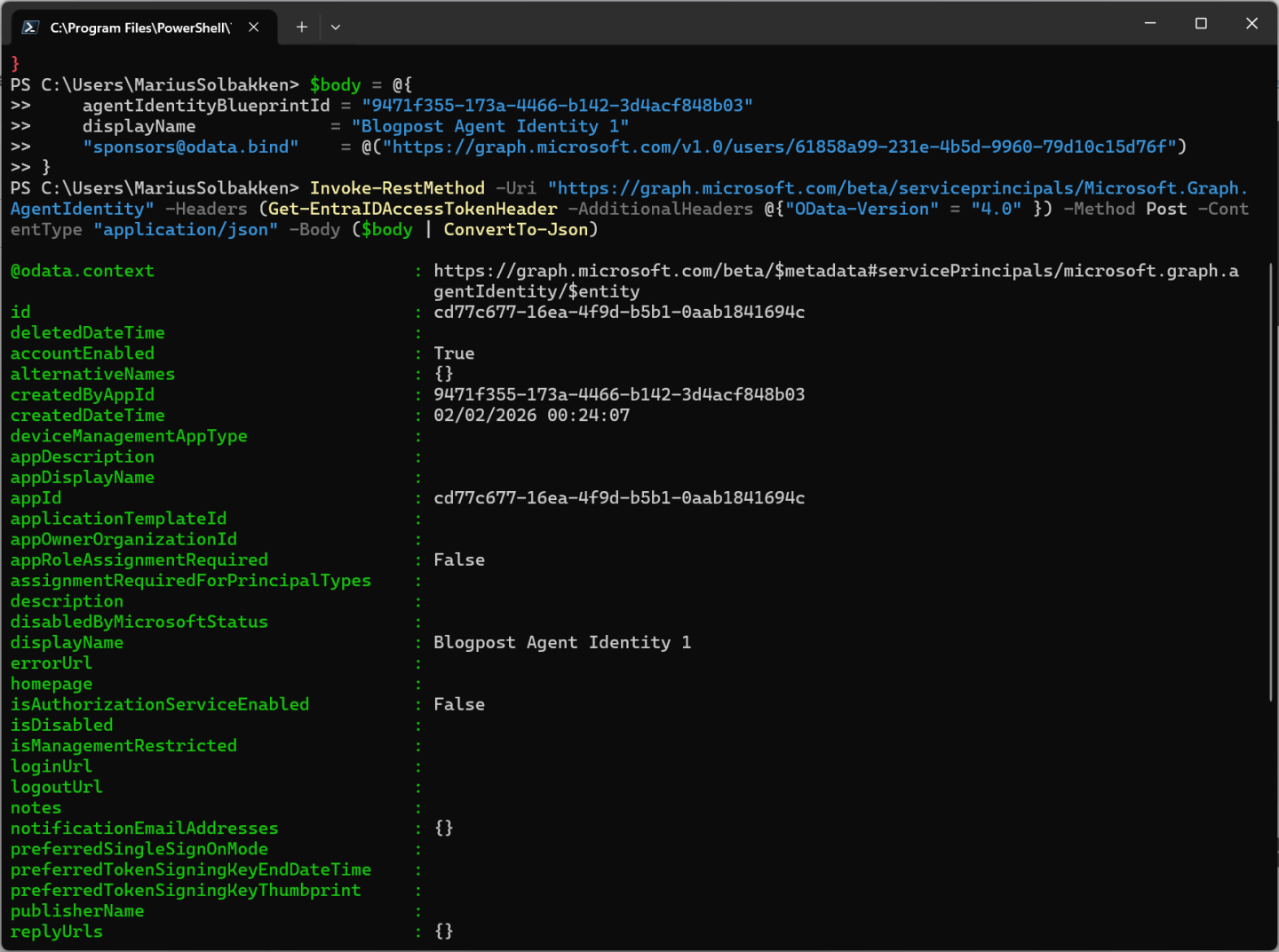 Digging deep into Entra agent identities – #1 – Good Workaround!